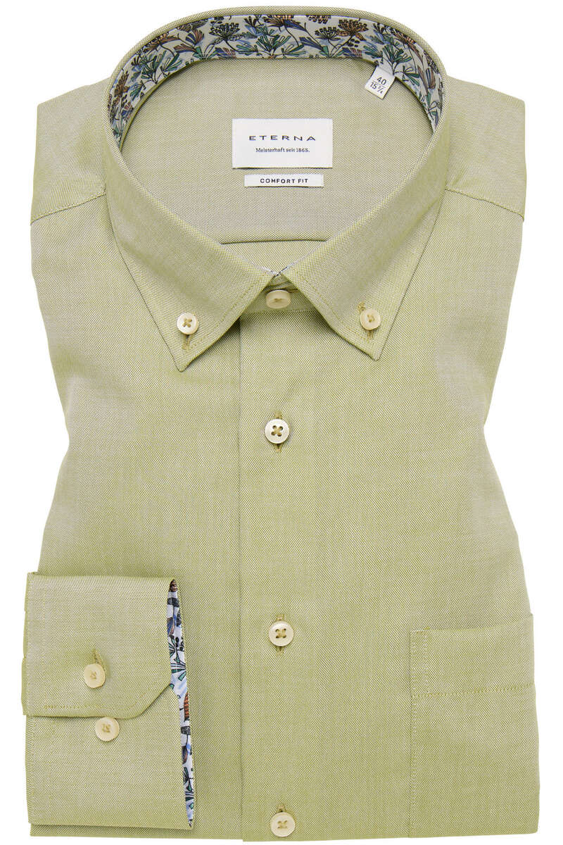 Eterna Comfort Fit shirt green, One Colour | Businesshemden.com