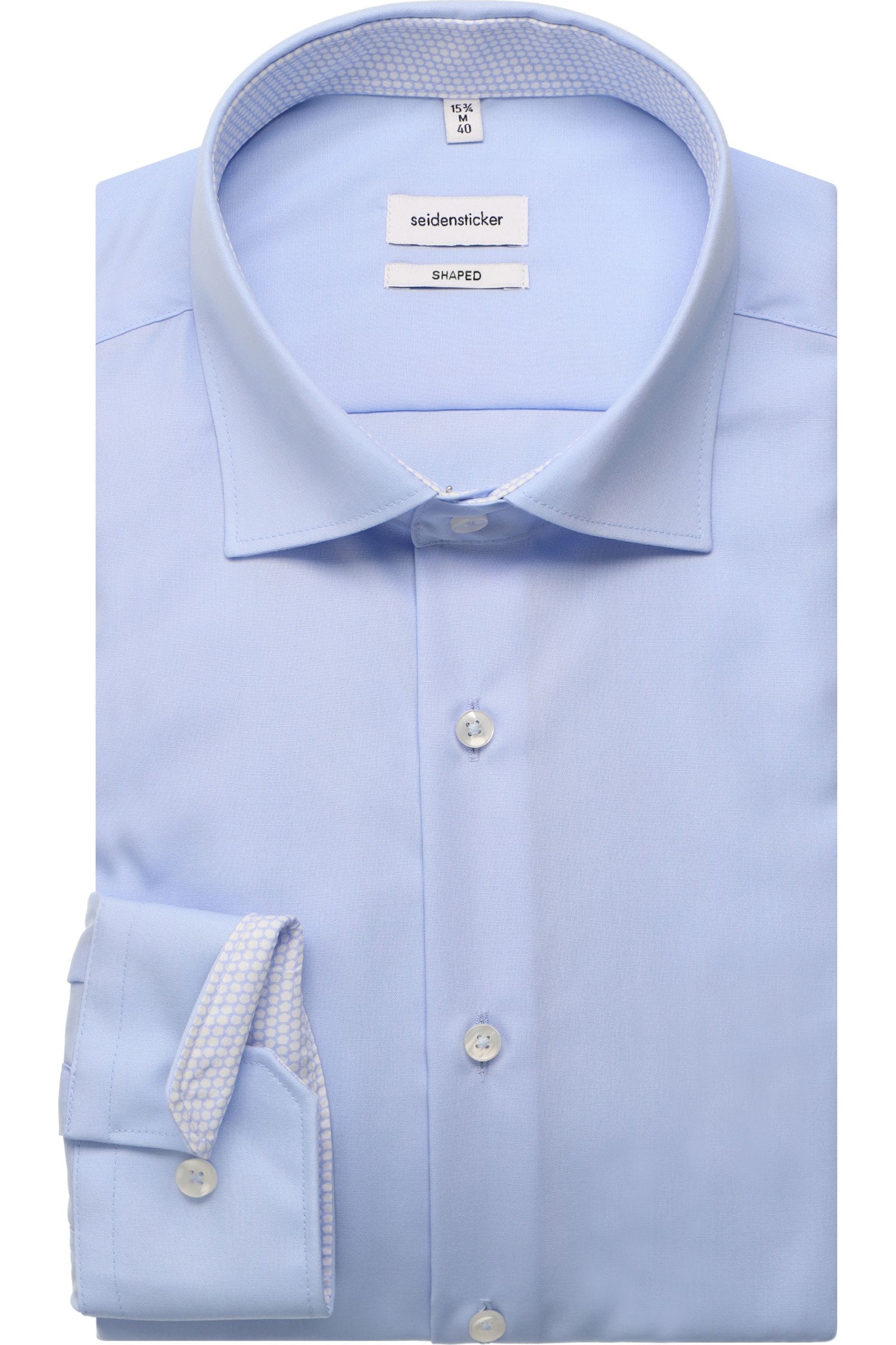 Seidensticker Shaped SMART ESSENTIALS shirt bright blue, One Colour ...