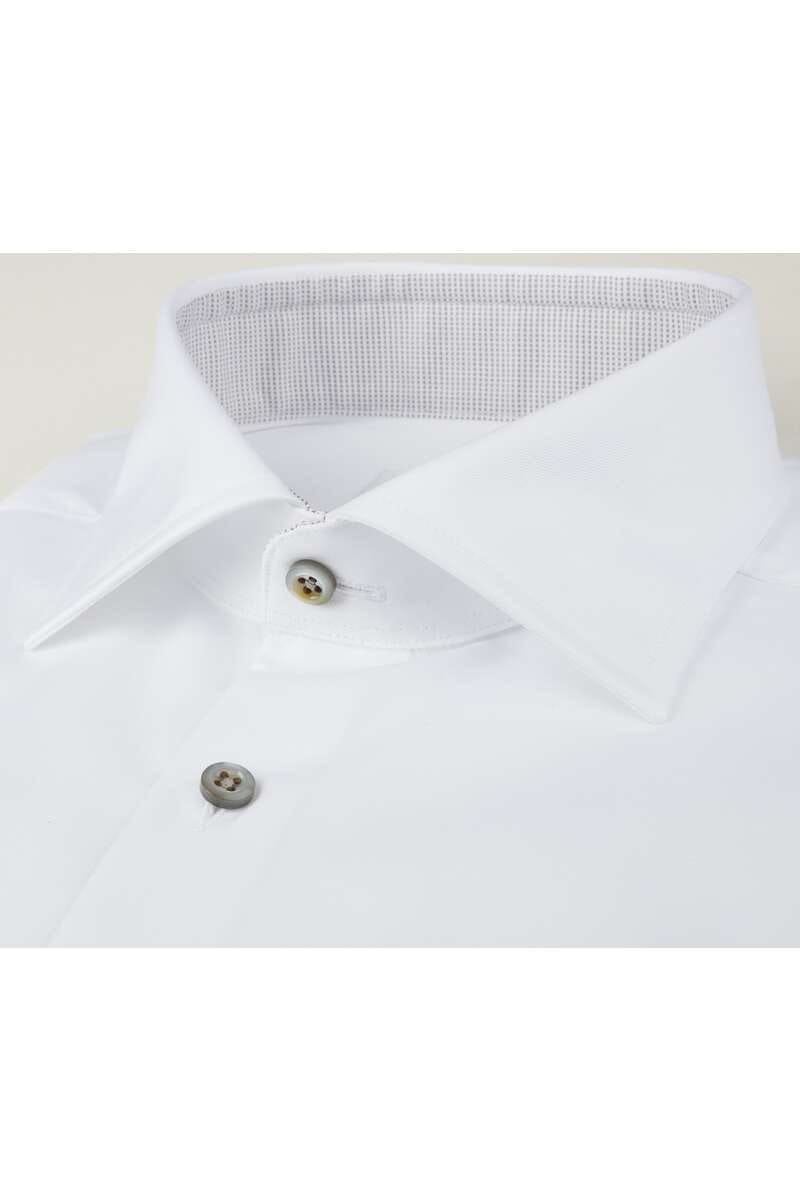 Hochwertiges Stenströms Slimline Hemd in der Farbe weiss, Einfarbig ...