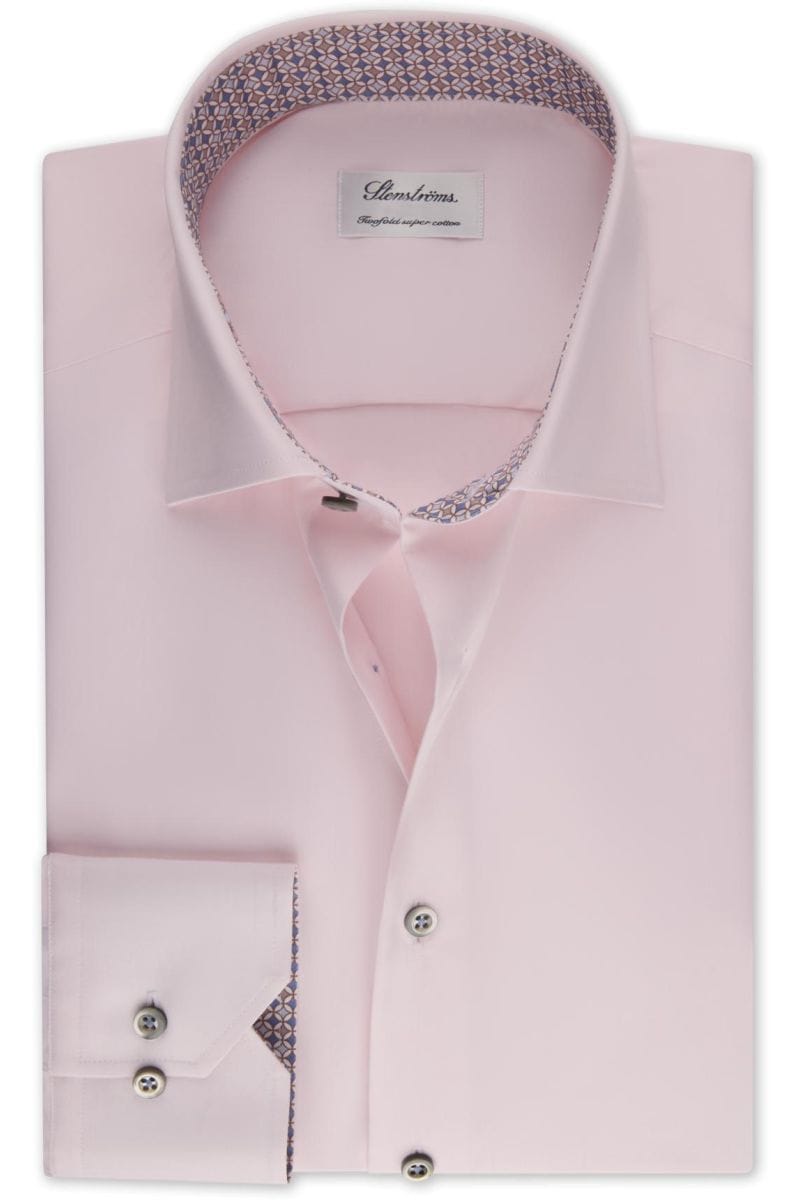 Stenströms Fitted Body shirt pink, One Colour | Hemden.de