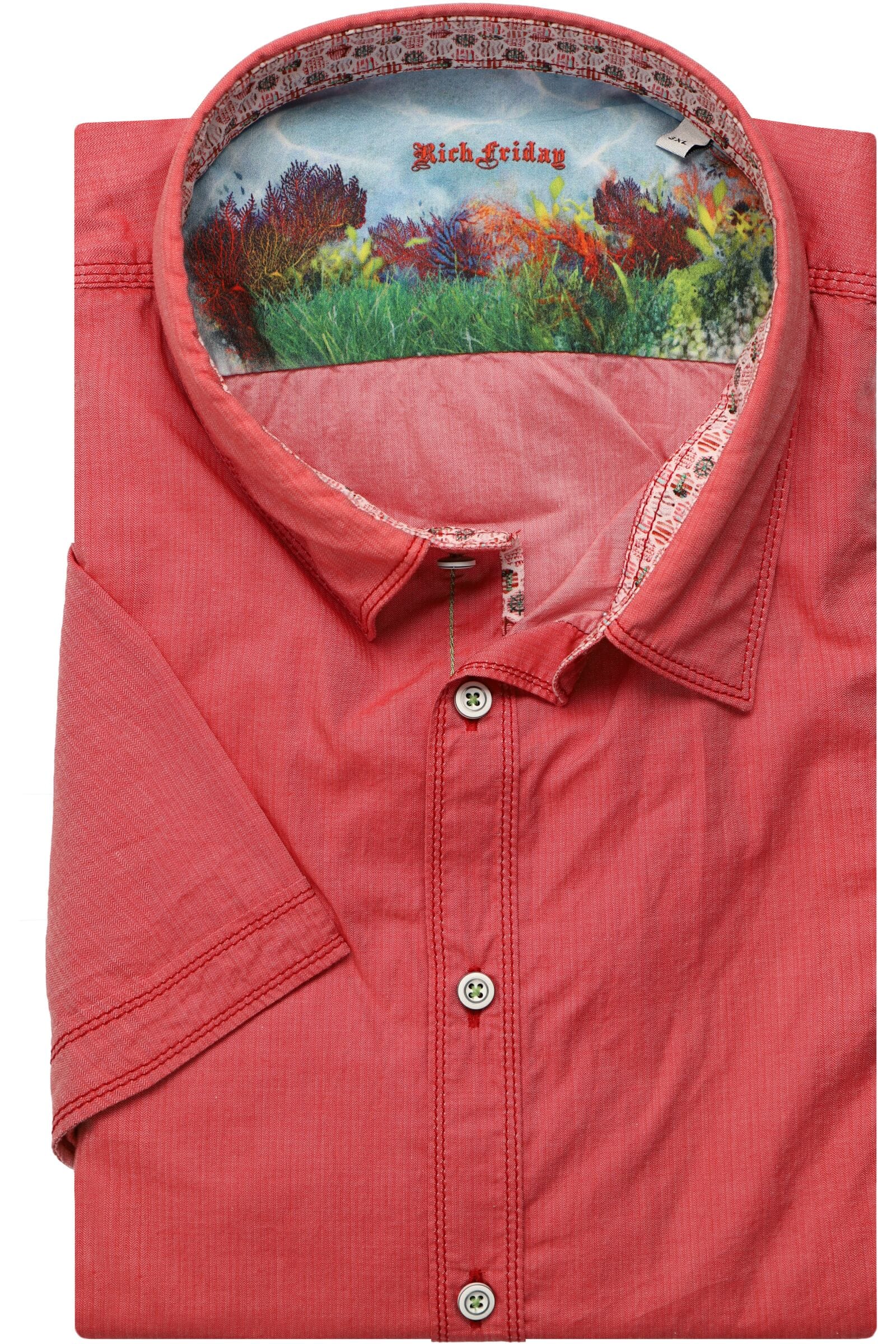 Rich Friday by Jupiter Regular Fit shirt red, One Colour | Hemden.de