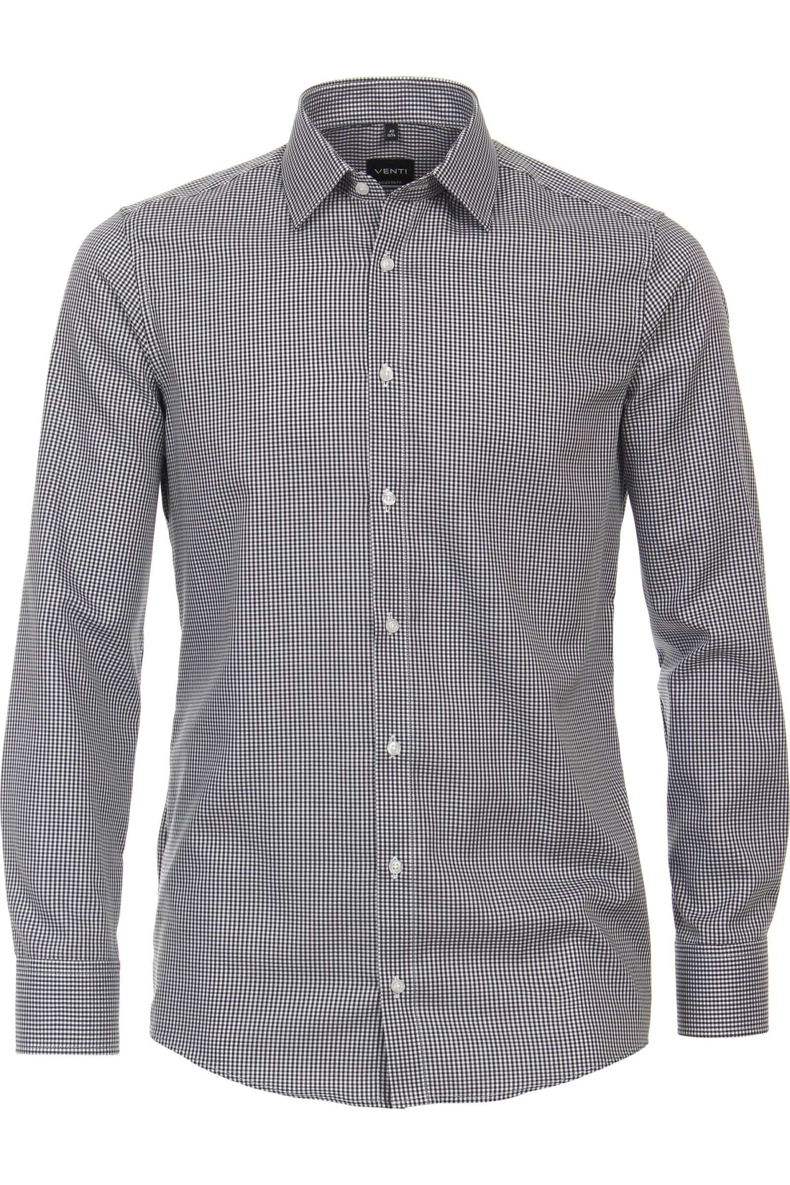 Venti Modern Fit shirt black, One Colour | Hemden.de