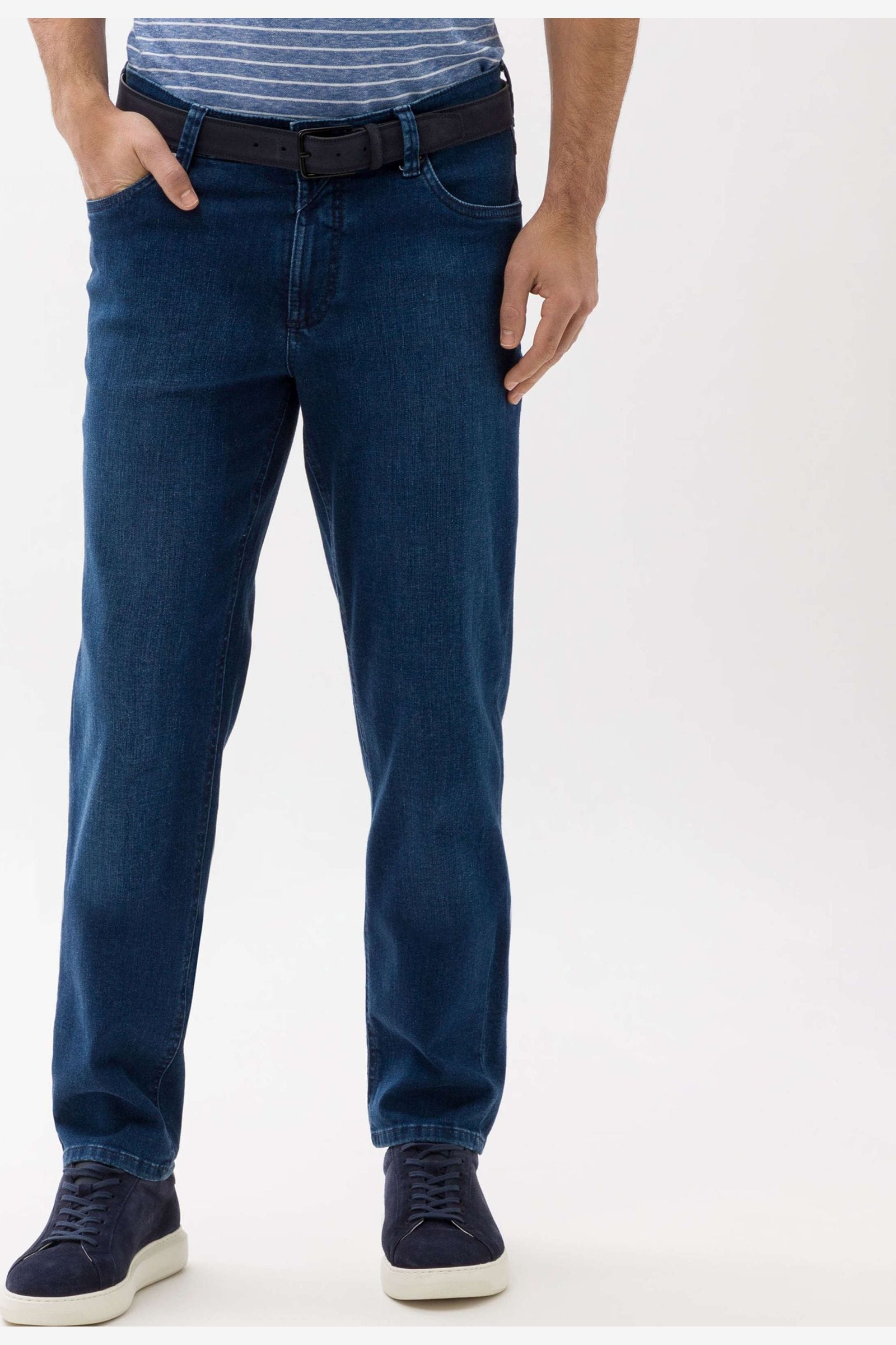 EUREX by BRAX Luke Regular Fit jeans Blue Stone | Hemden.de