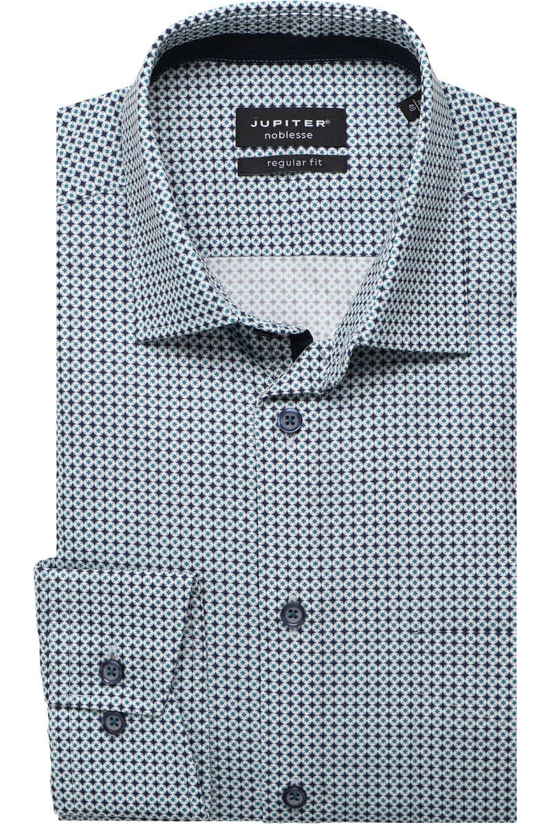 Hochwertiges Jupiter Regular Fit Hemd in der Farbe grün, Gemustert. Der ...