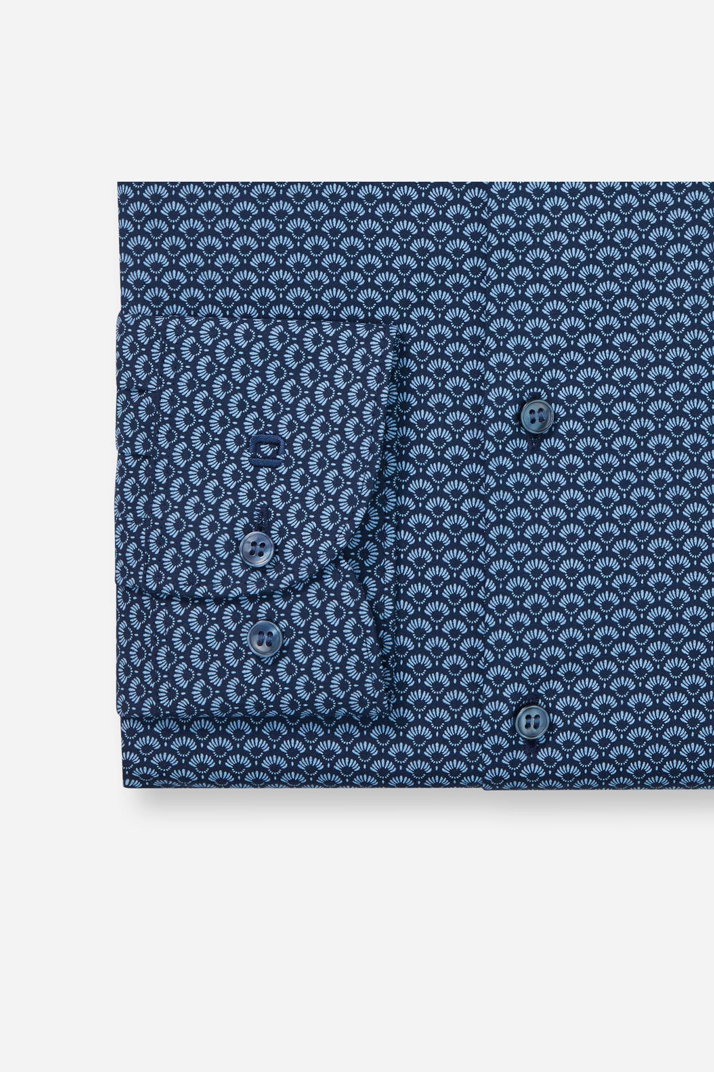 Olymp Level Five Performance Climate Control Body Fit marine, print ...