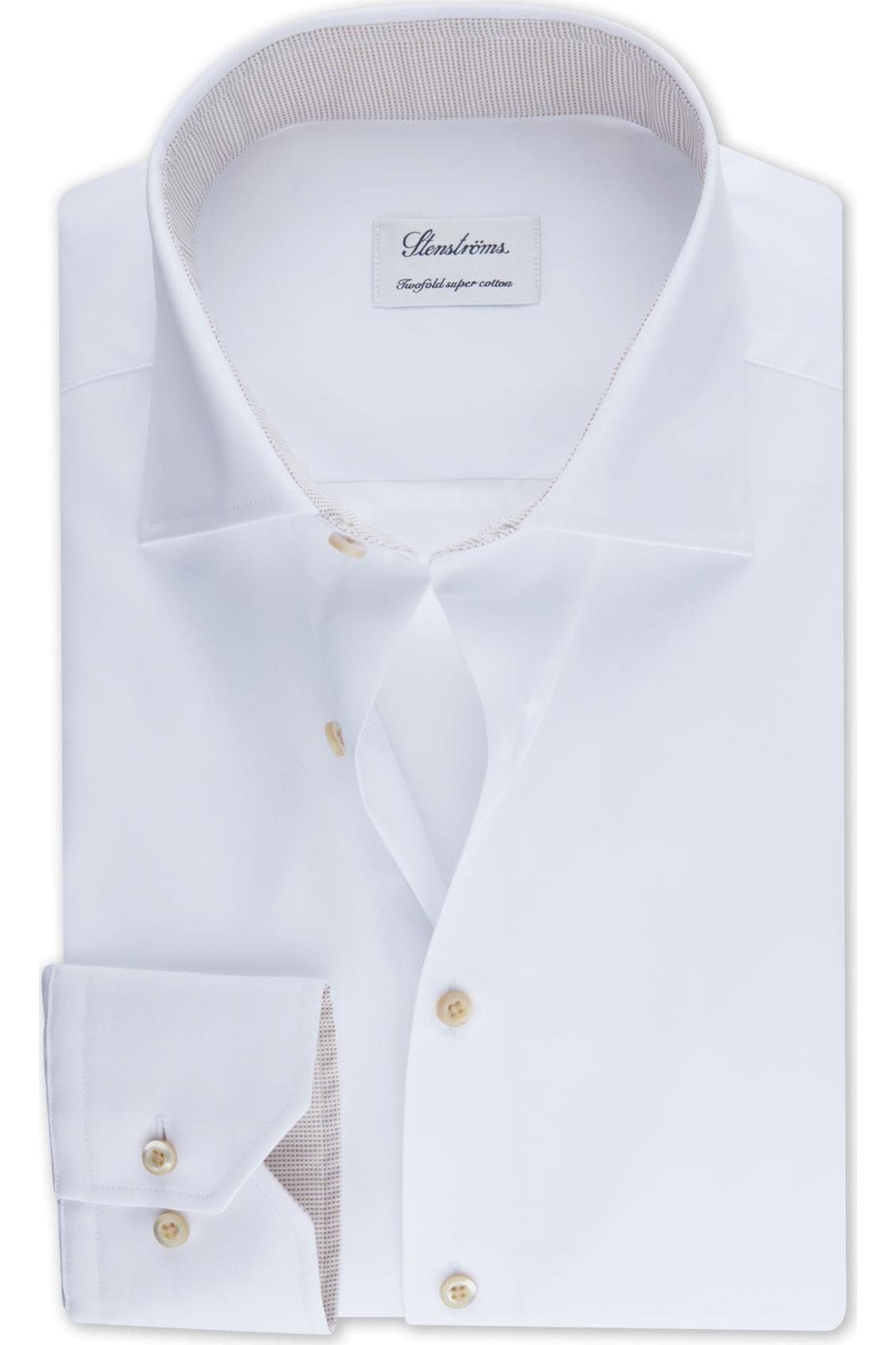 Stenströms Fitted Body shirt white, One Colour | Hemden.de