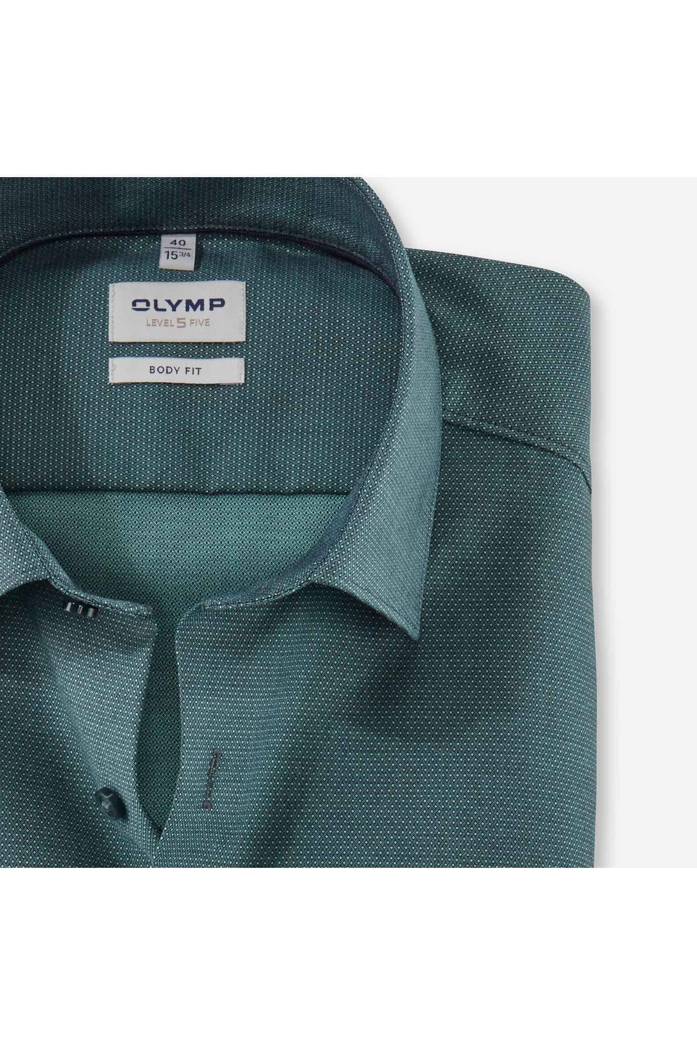 Olymp Level Five Body Fit shirt mint, One Colour | Businesshemden.com