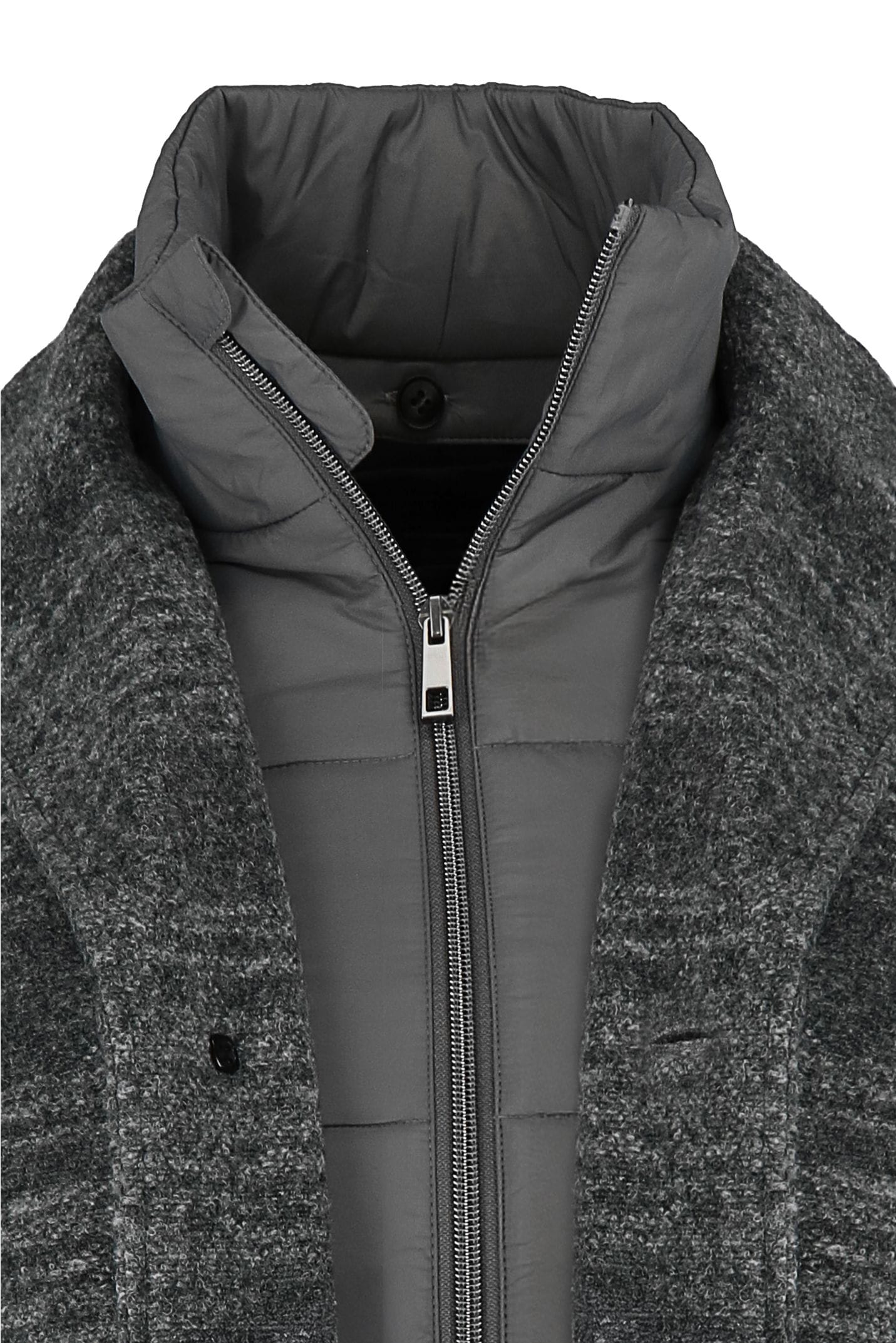 Pierre Cardin Luxury Line Regular Fit coat buttons grey | Hemden.de