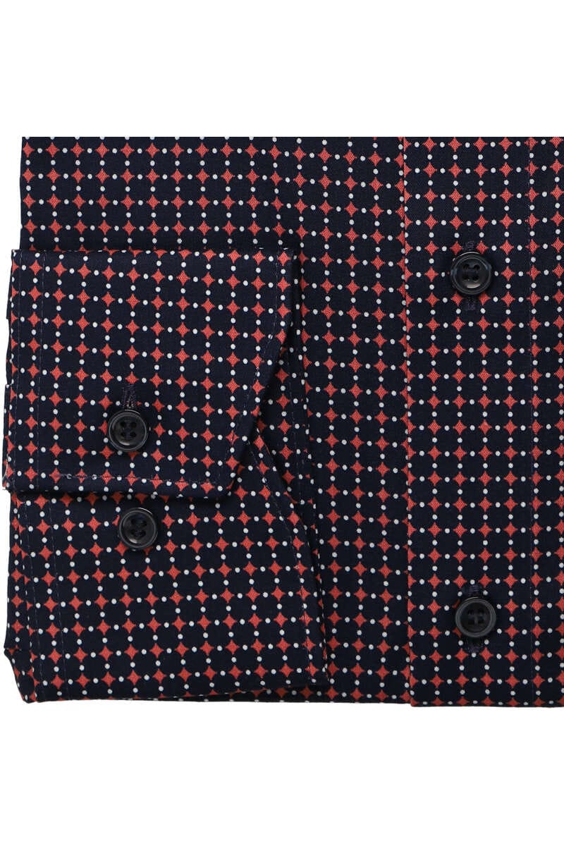 Marvelis Modern Fit Hemd rosenholz, Gemustert | Hemden.de