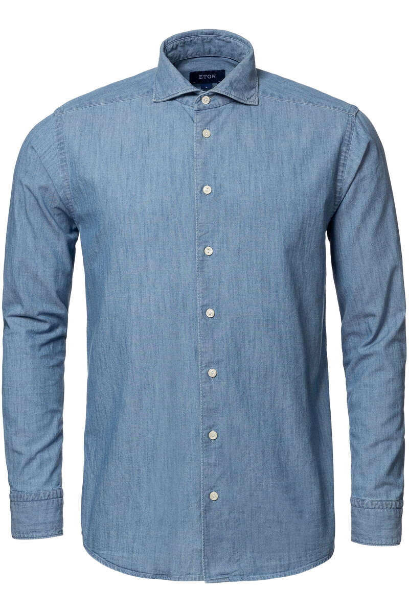 Hochwertiges Eton Contemporary Fit Hemd in der Farbe hellblau ...