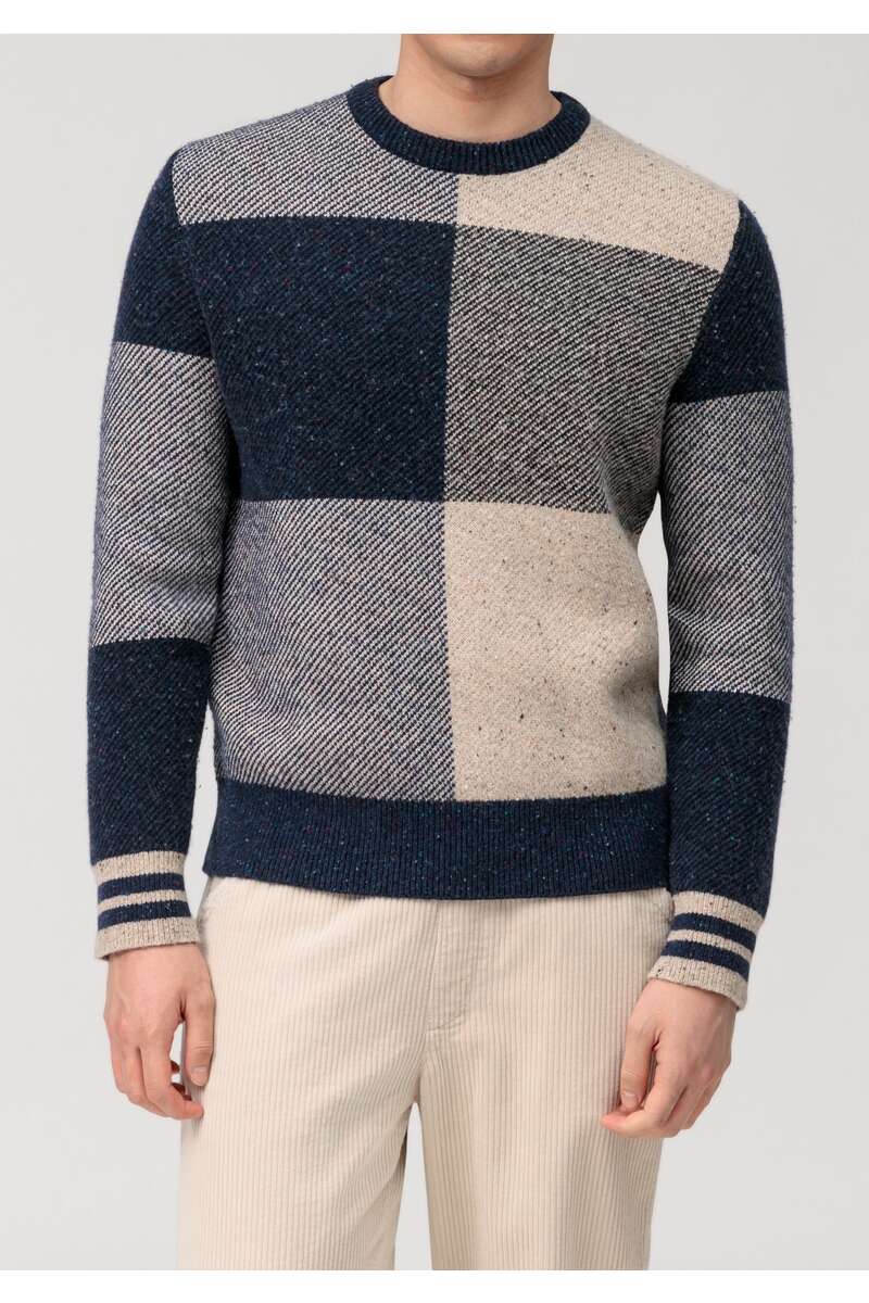 Hochwertiger Olymp Casual Regular Fit Strickpullover mit Rundhals in ...
