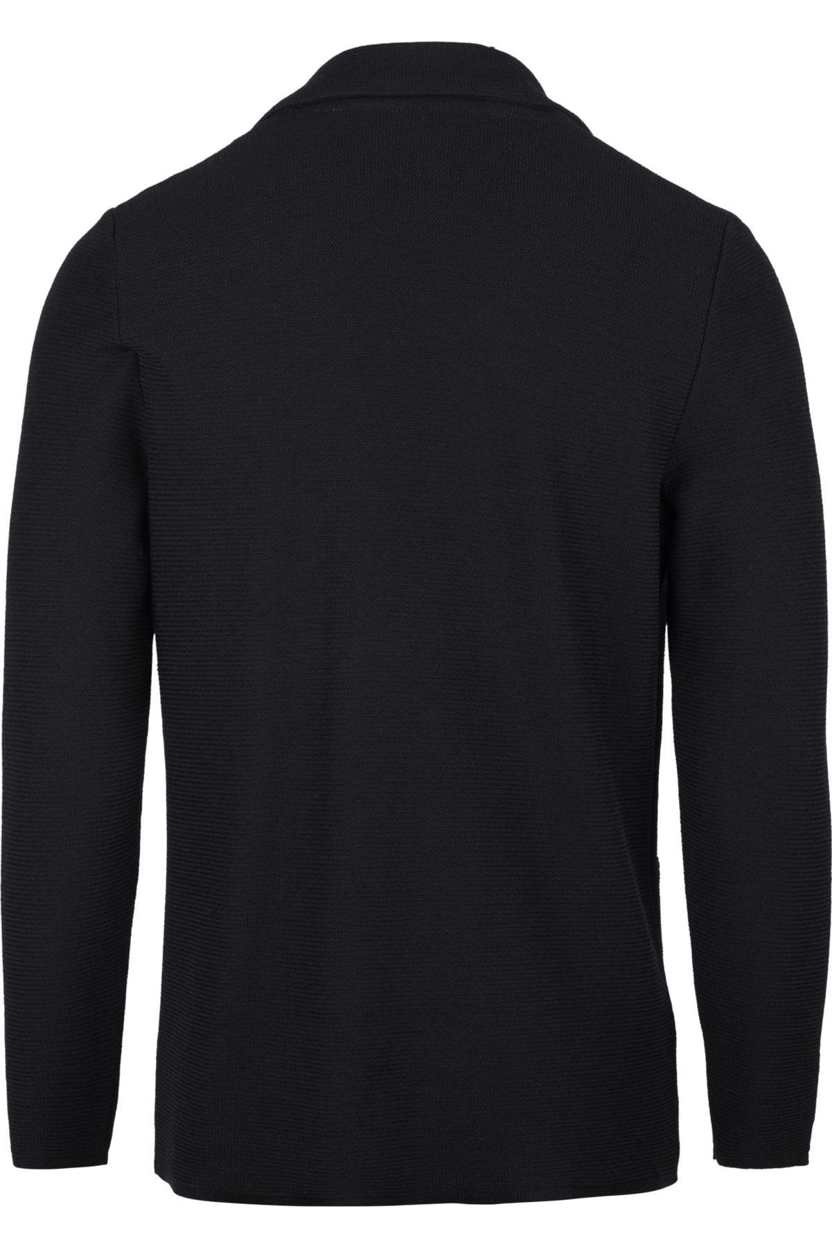 Stenströms Fitted Body Blazer zwart | Overhemden.com