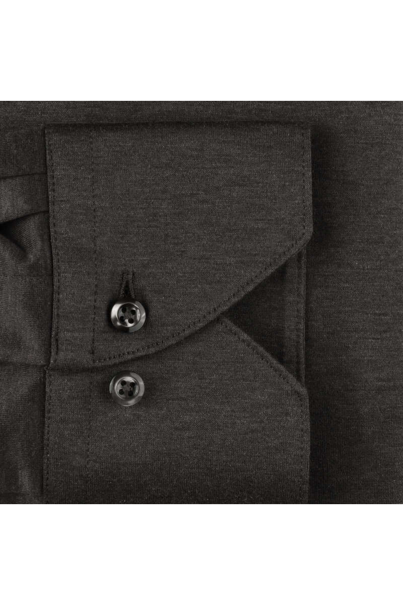 Stenströms Slimline jersey shirt dark grey, One Colour | Hemden.de