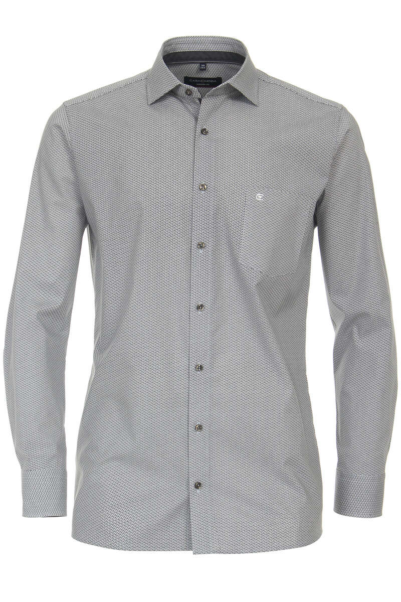 Casa Moda Modern Fit shirt black, print | Hemden.de
