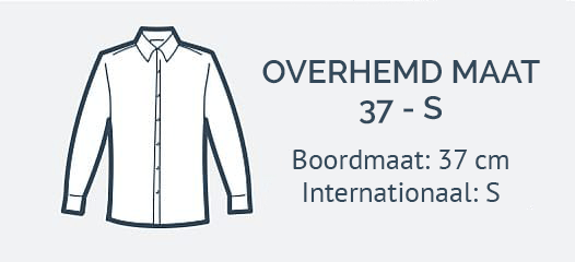 Overhemd maten makkelijk omreken | Overhemden Gids