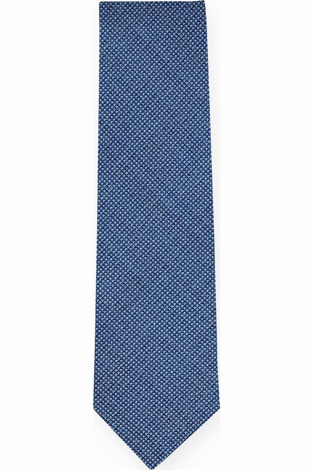 Real Guys tie 100% silk blue, Dotted | Hemden.de