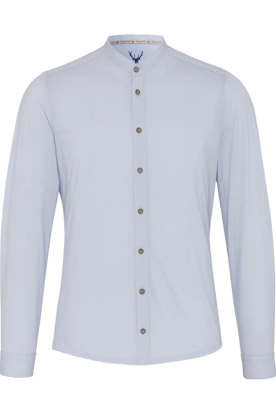 Pure Slim Fit traditional shirt bright blue, One Colour | Hemden.de
