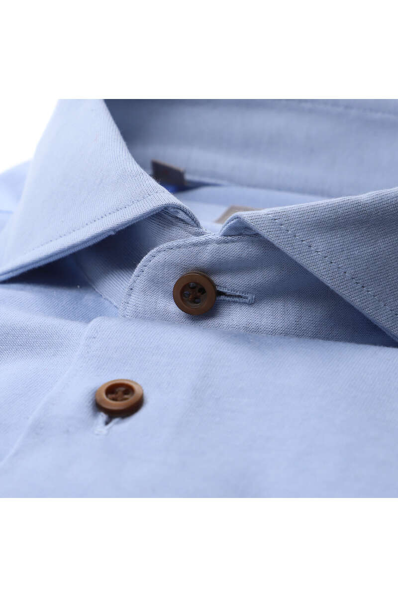 fakts Slim Fit shirt bright blue, One Colour | Hemden.de