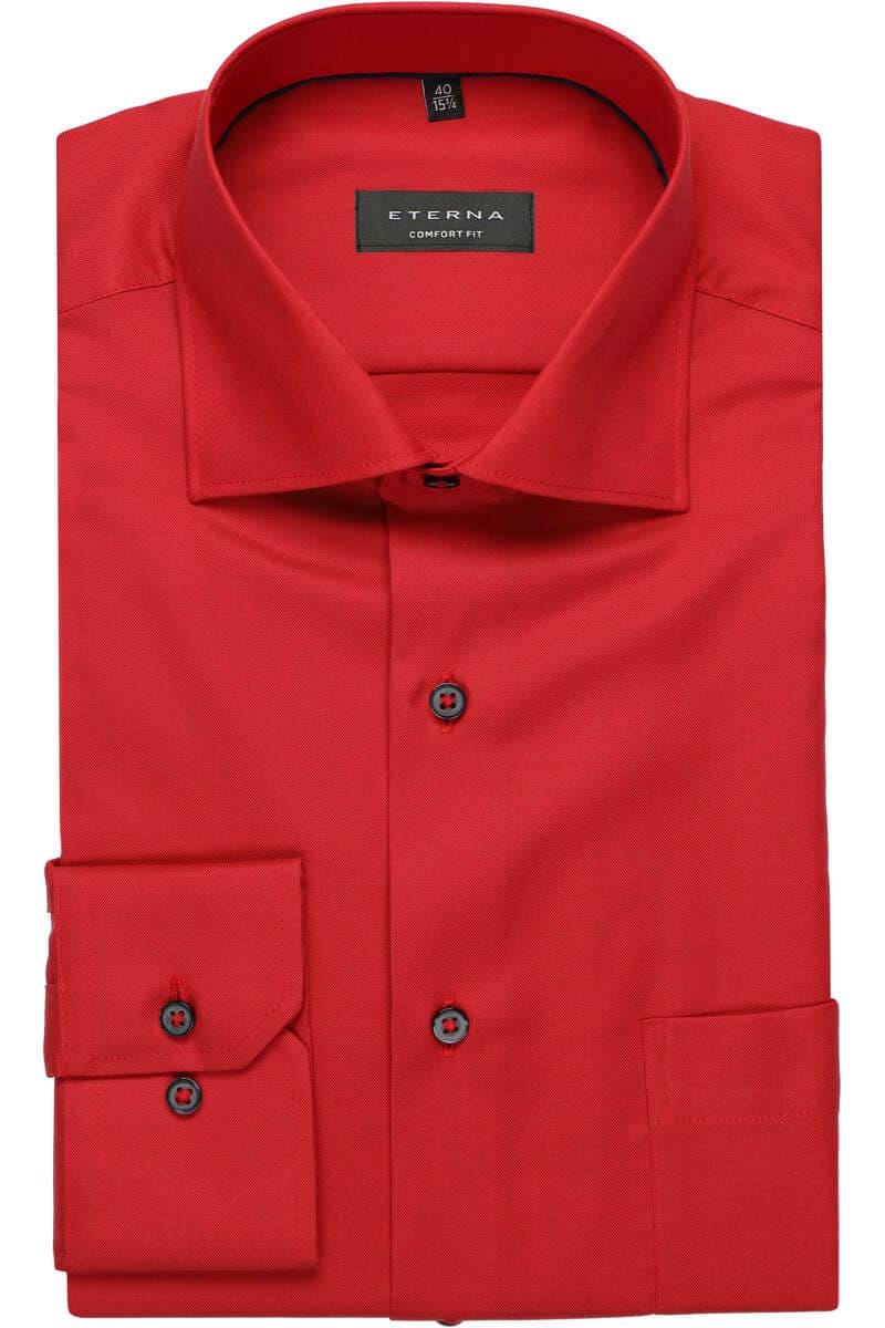 Hochwertiges ETERNA Comfort Fit Hemd in der Farbe koralle, Einfarbig ...