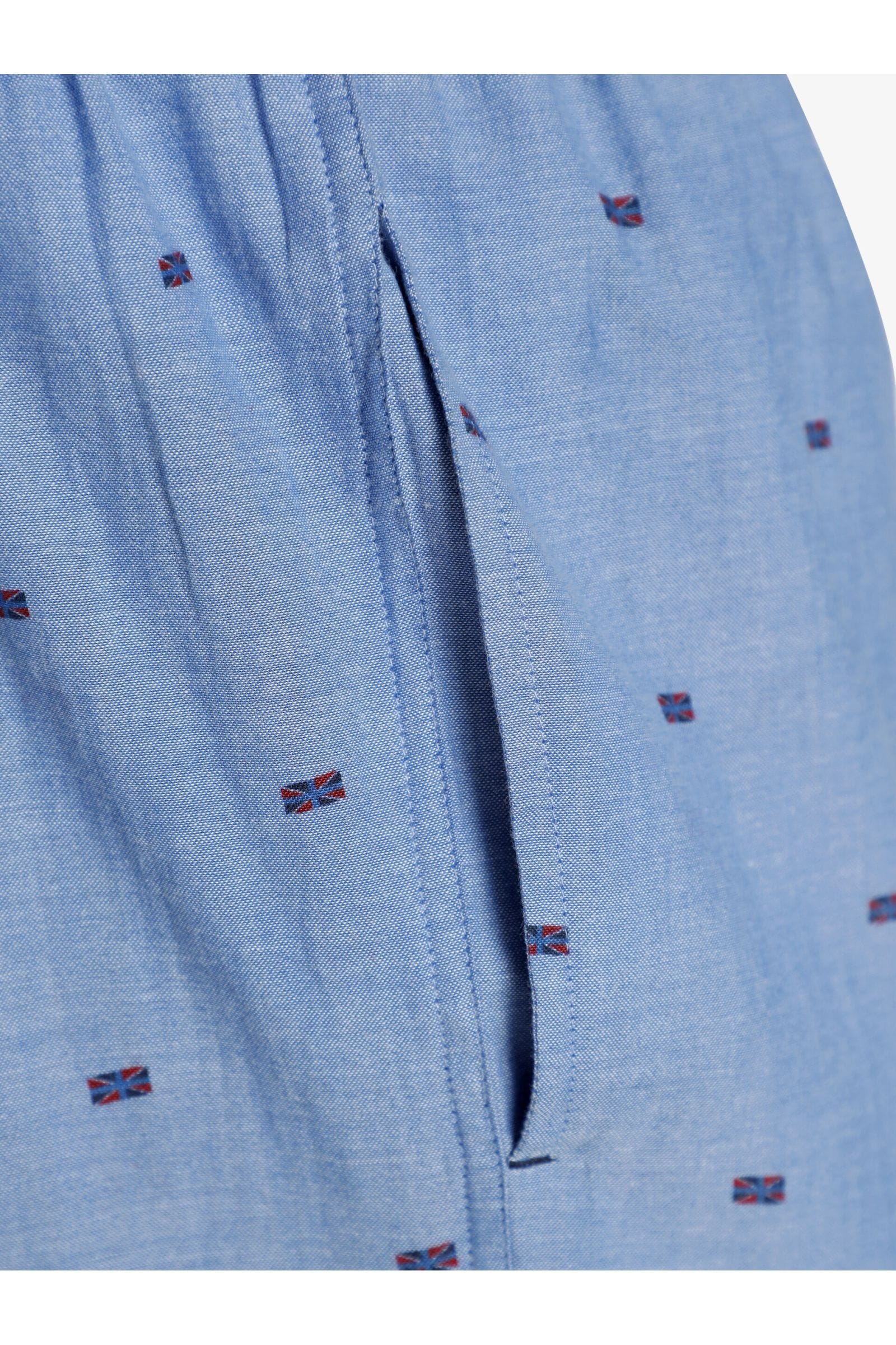 Charles Colby Short bleu clair | Overhemden.com FR-BE