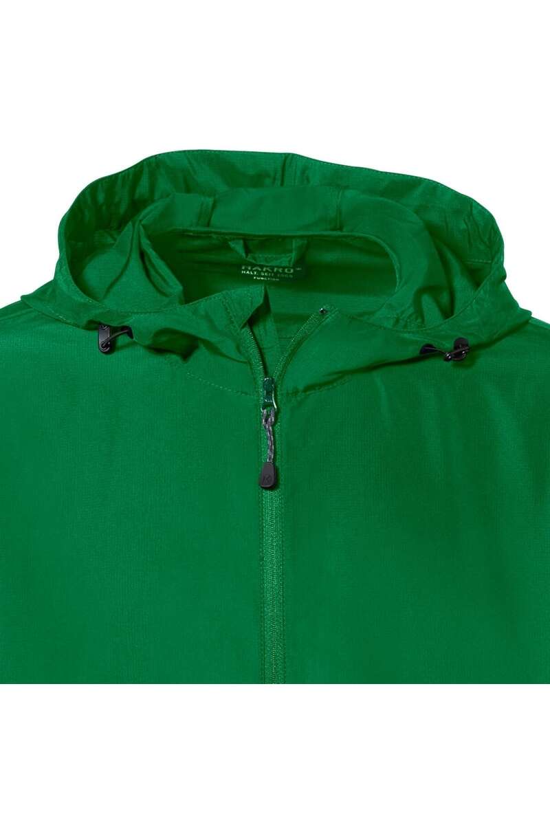 HAKRO 867 transition jacket hood kelly green | Hemden.de