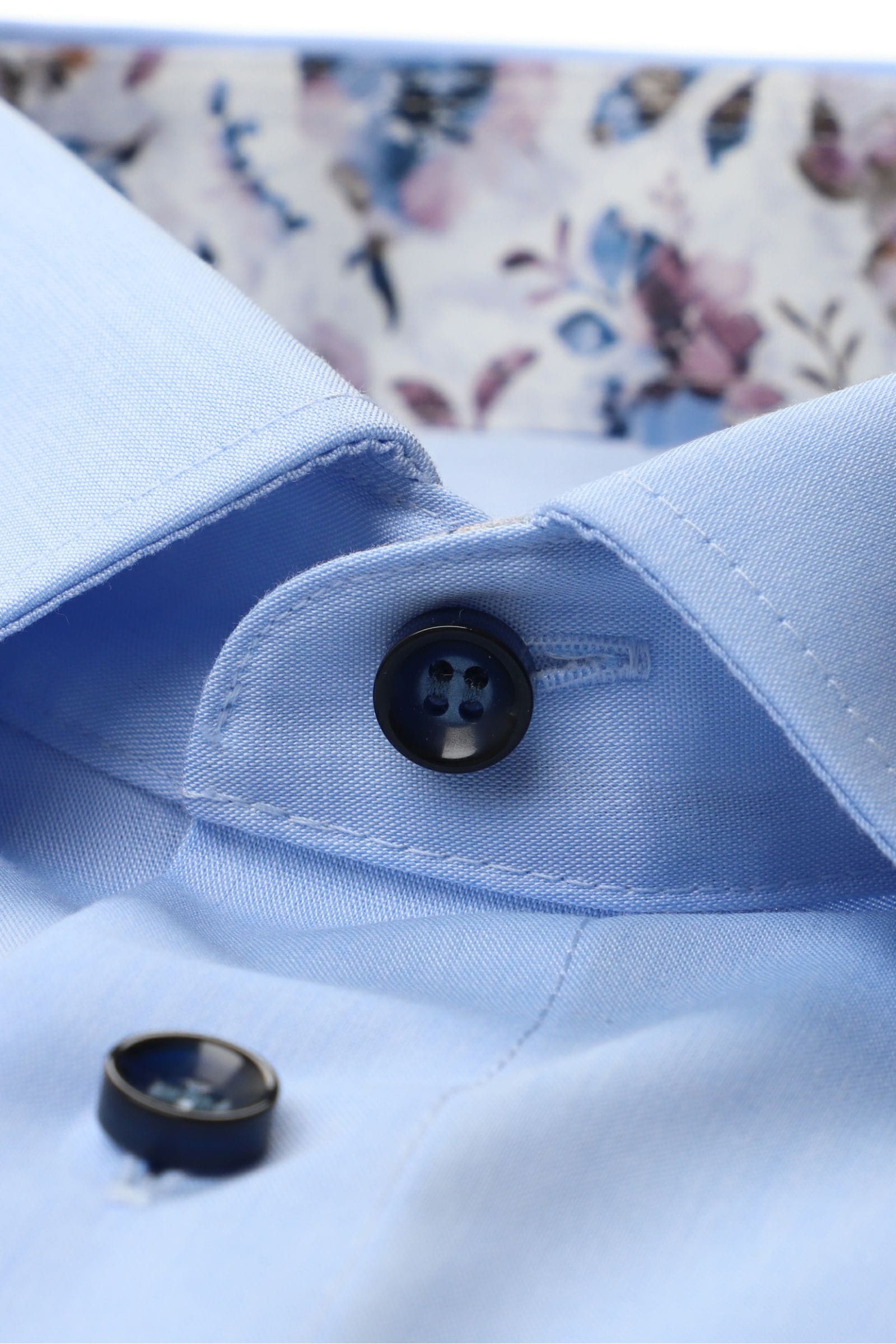 Marvelis Modern Fit Chemise bleu, Unicolore | Overhemden.com FR-BE