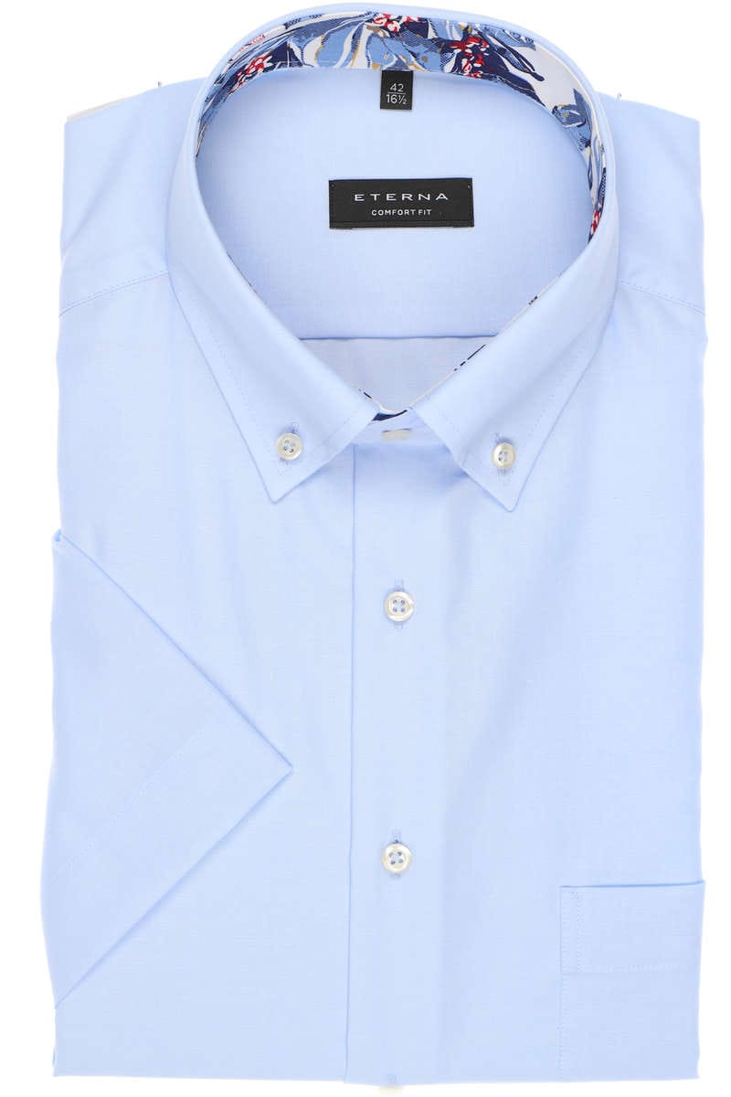 Eterna Comfort Fit shirt sky blue, One Colour | Hemden.de