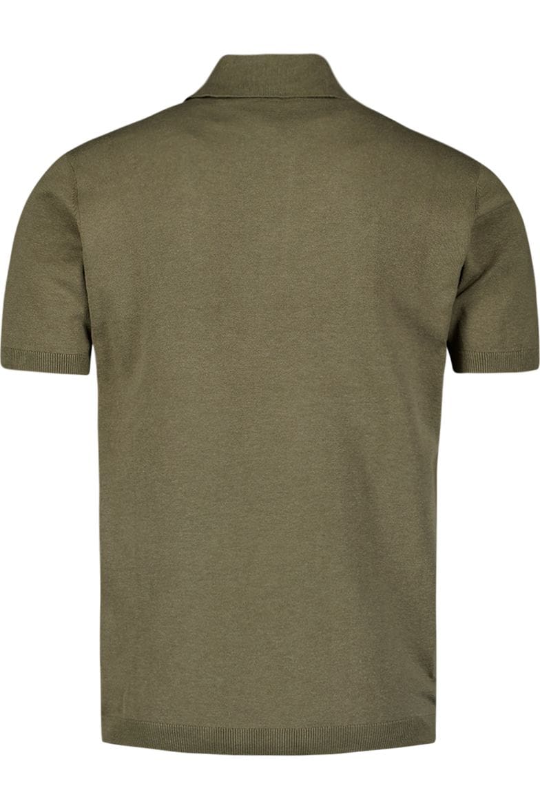 No Excess Regular Fit polo shirt Dark Moss, One Colour | Businesshemden.com