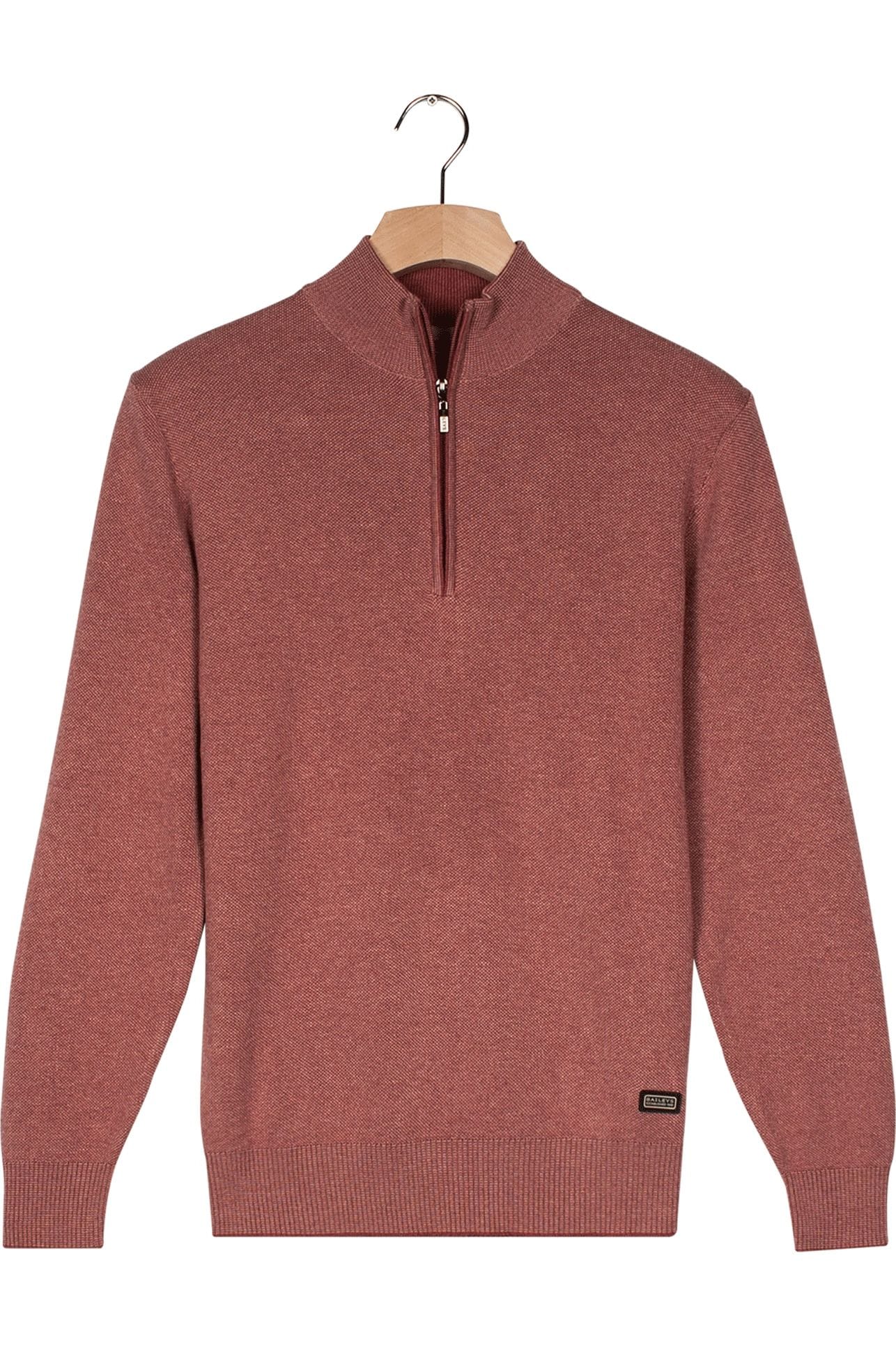 Baileys Regular Fit Troyer zip pink | Hemden.de