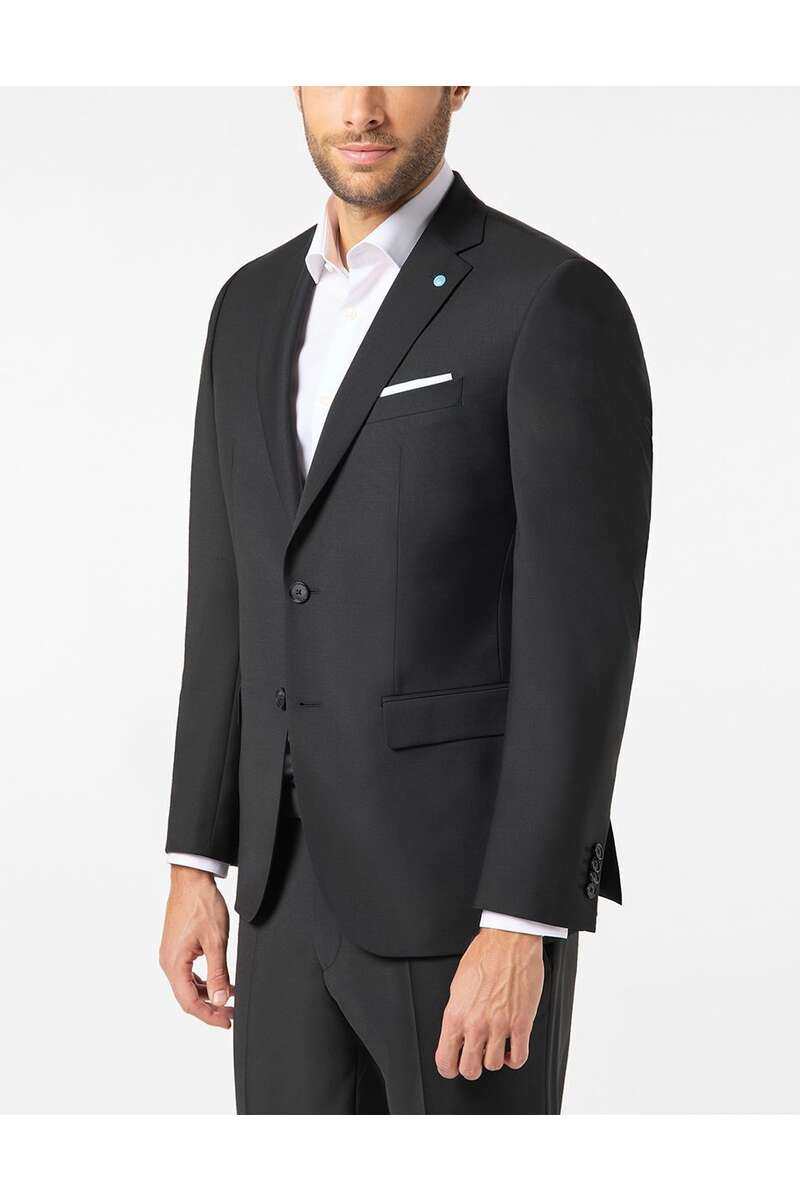 Pierre Cardin Grant Regular Fit jacket 2-Knopf black | Businesshemden.com
