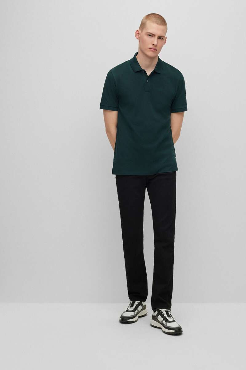 BOSS Regular Fit polo shirt Open Green, One Colour | Hemden.de