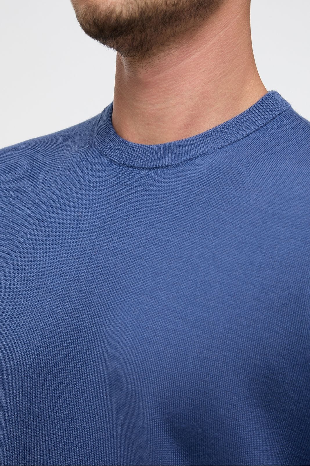 Eterna Modern Fit Herren pullover denim, One Colour | Businesshemden.com