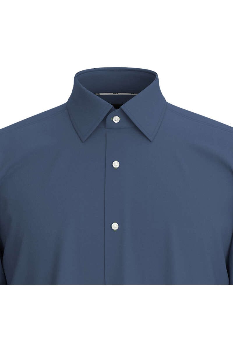 BOSS Slim Fit shirt dark blue, One Colour | Hemden.de