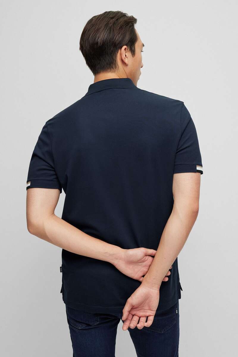 BOSS Regular Fit polo shirt dark blue, One Colour | Hemden.de