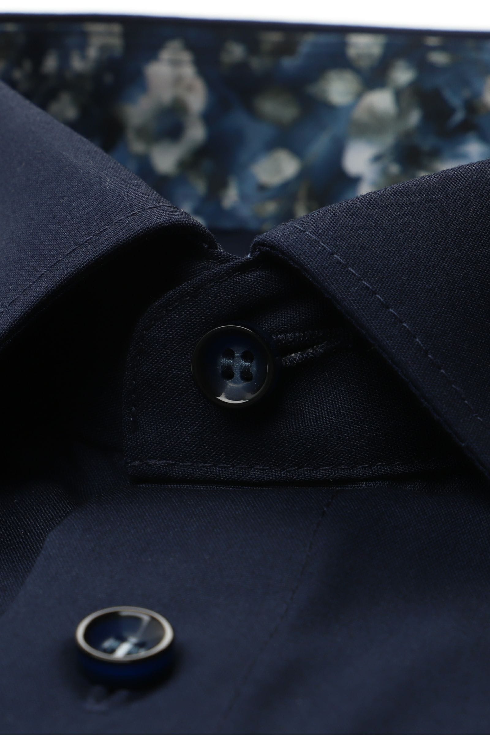 Marvelis Modern Fit Chemise marine, Unicolore | Overhemden.com FR-BE