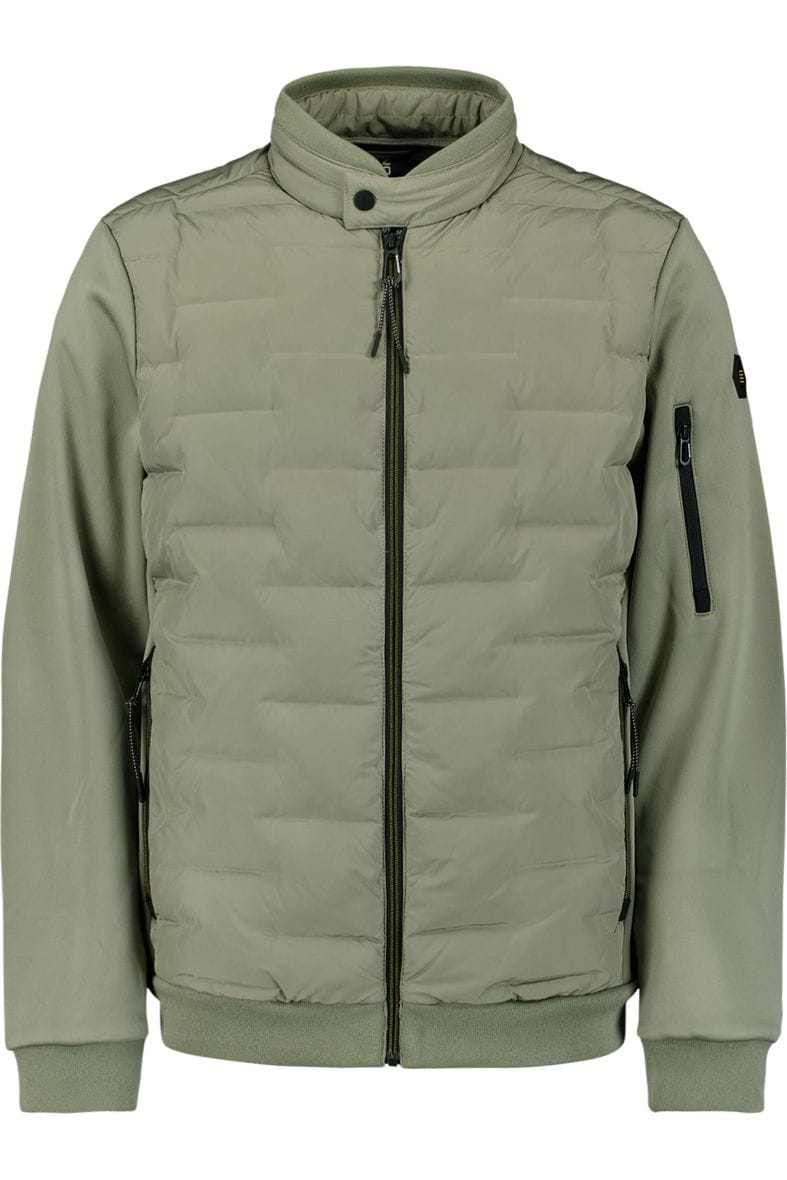 No Excess Regular Fit Jas Light Army, Effen | Overhemden.com