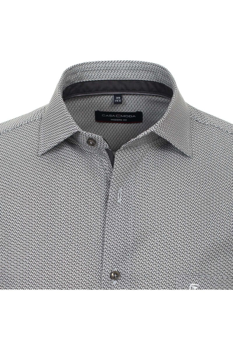 Casa Moda Modern Fit shirt black, print | Hemden.de