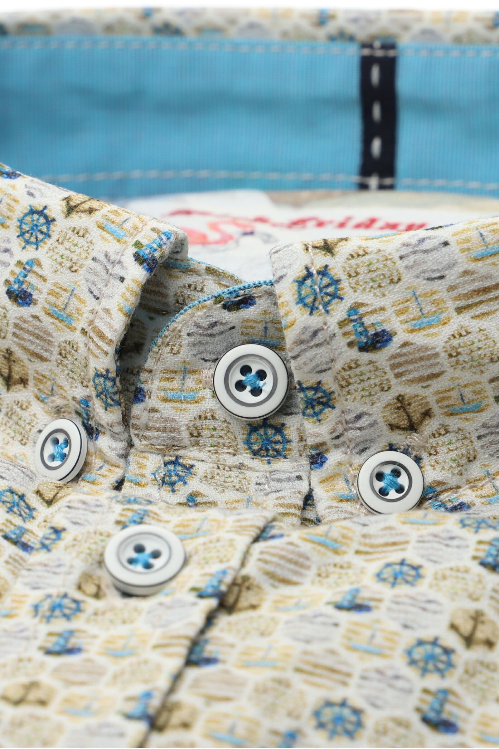 Rich Friday by Jupiter Regular Fit Overhemd groen, Motief | Overhemden.com