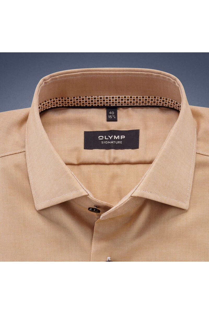 OLYMP SIGNATURE Tailored Fit shirt caramel, One Colour | Hemden.de