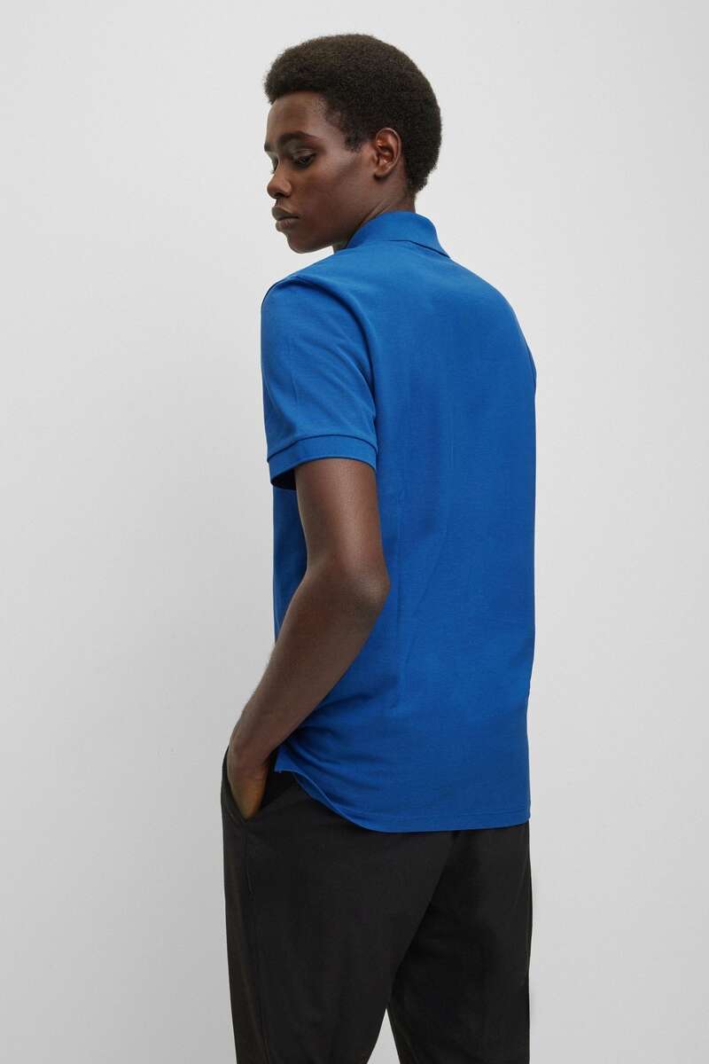 BOSS Regular Fit polo shirt blue, One Colour | Hemden.de