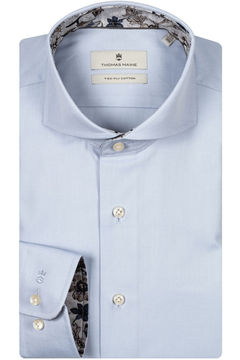 Thomas Maine Tailored Fit shirt white, One Colour | Hemden.de
