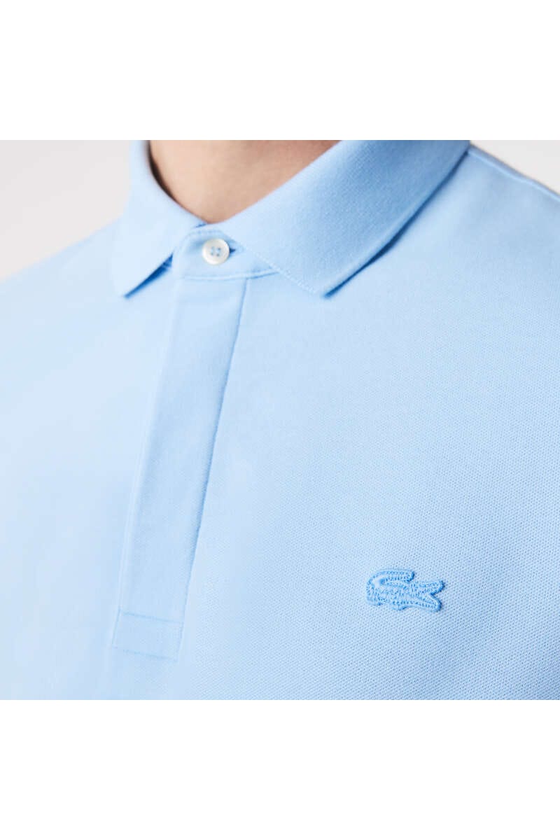 Lacoste Regular Fit Polo shirt lichtblauw, Effen | Overhemden.com