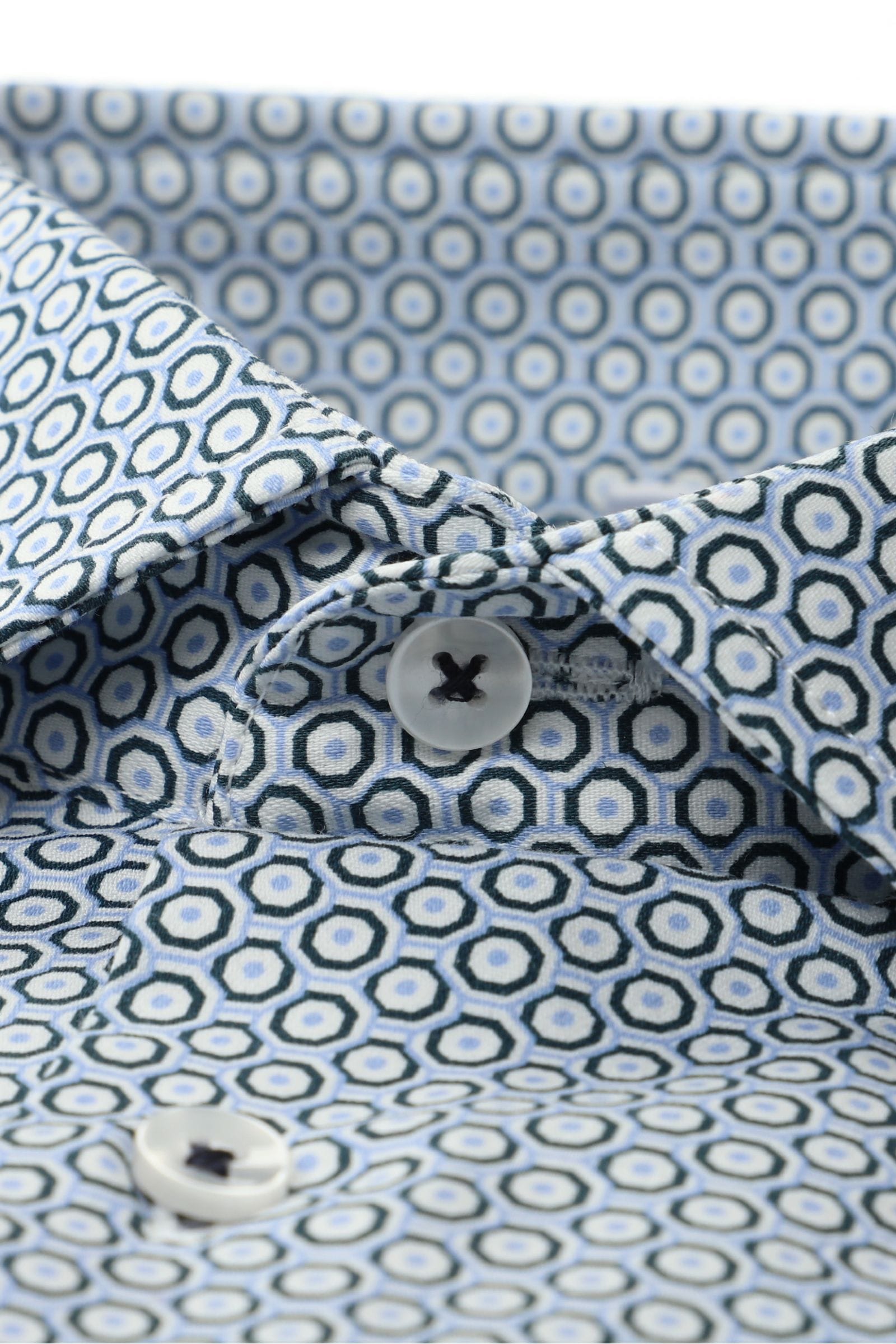 Seidensticker Slim Fit SMART PERFORMANCE shirt blue, print ...